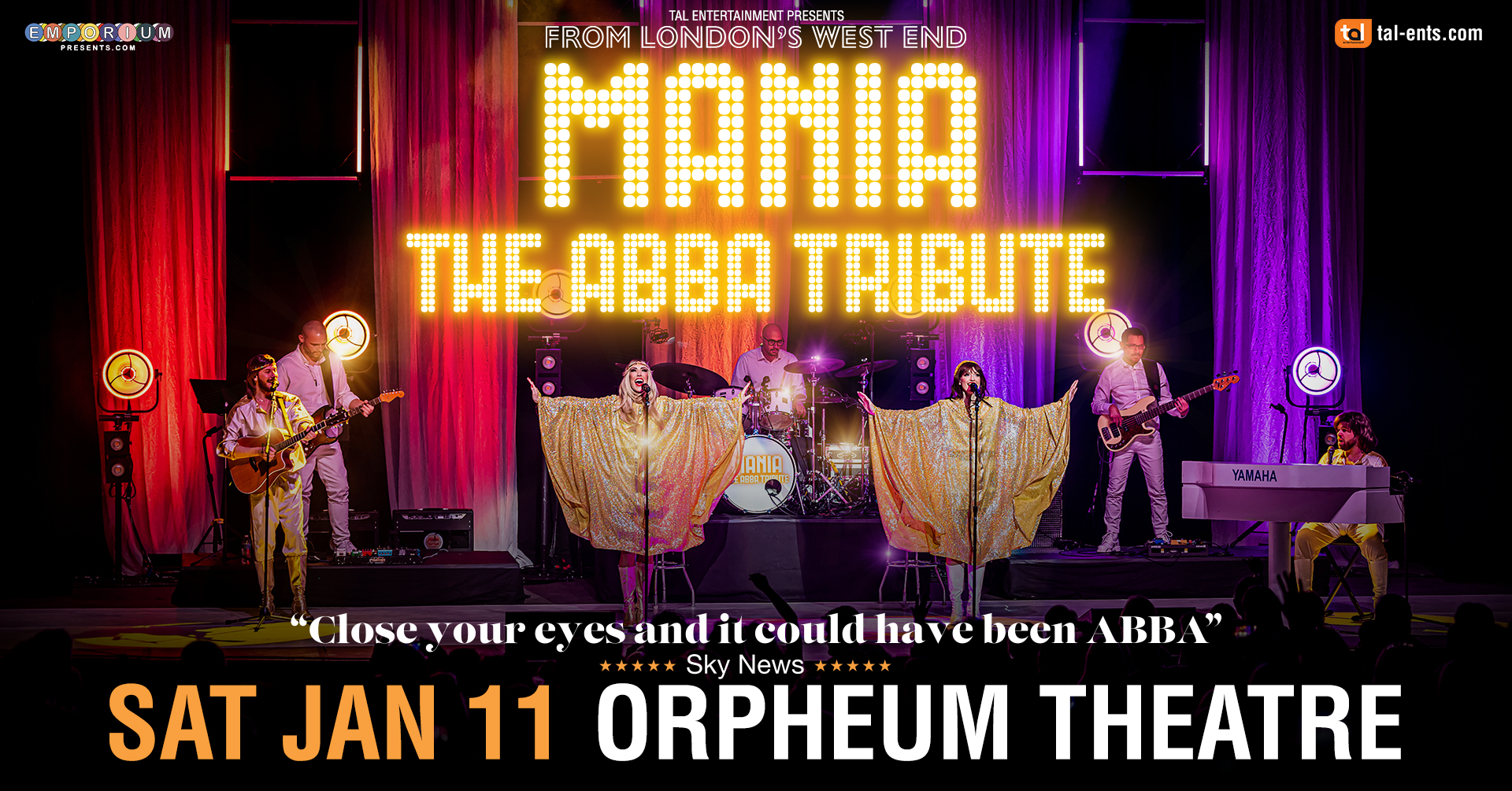 MANIA: The ABBA Tribute - Orpheum Theatre